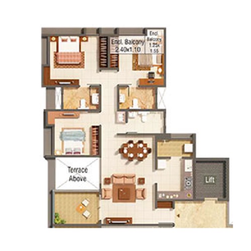 Kumar Pratham Floor Plans - Moshi, Pune