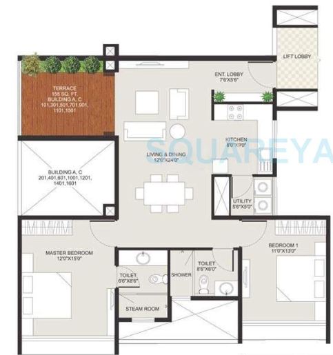 Marvel Albero Floor Plans - Kondhwa, Pune