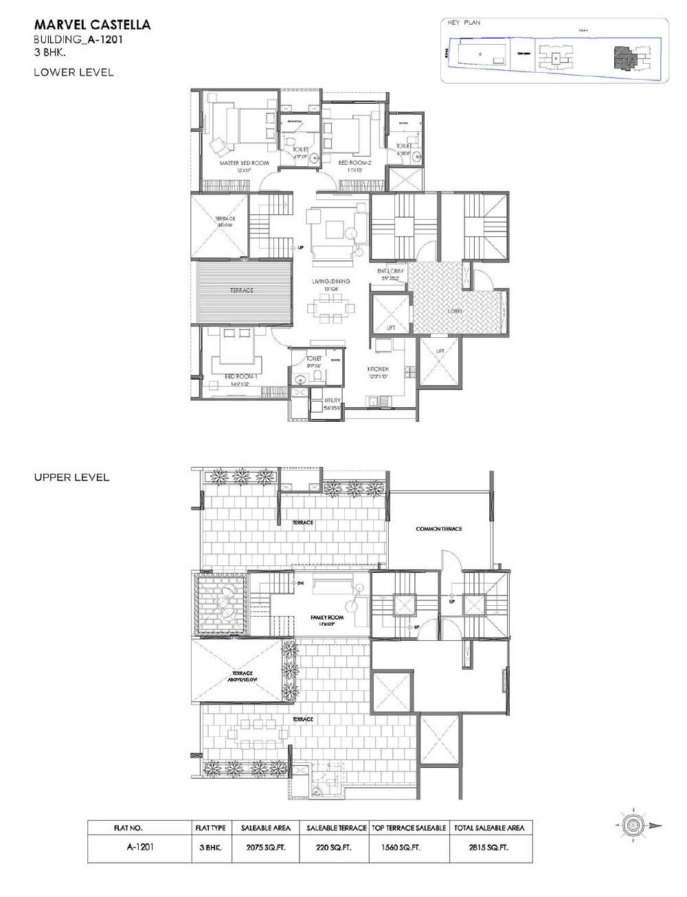 Marvel Castella Floor Plans - Balewadi, Pune