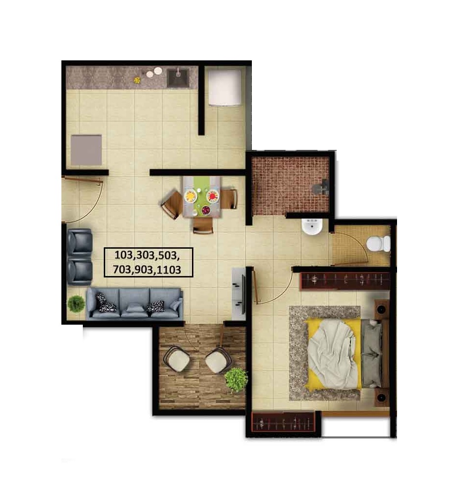 Sancheti Mount Castle in Wagholi, Pune @ 26.00 Lac | Price List ...