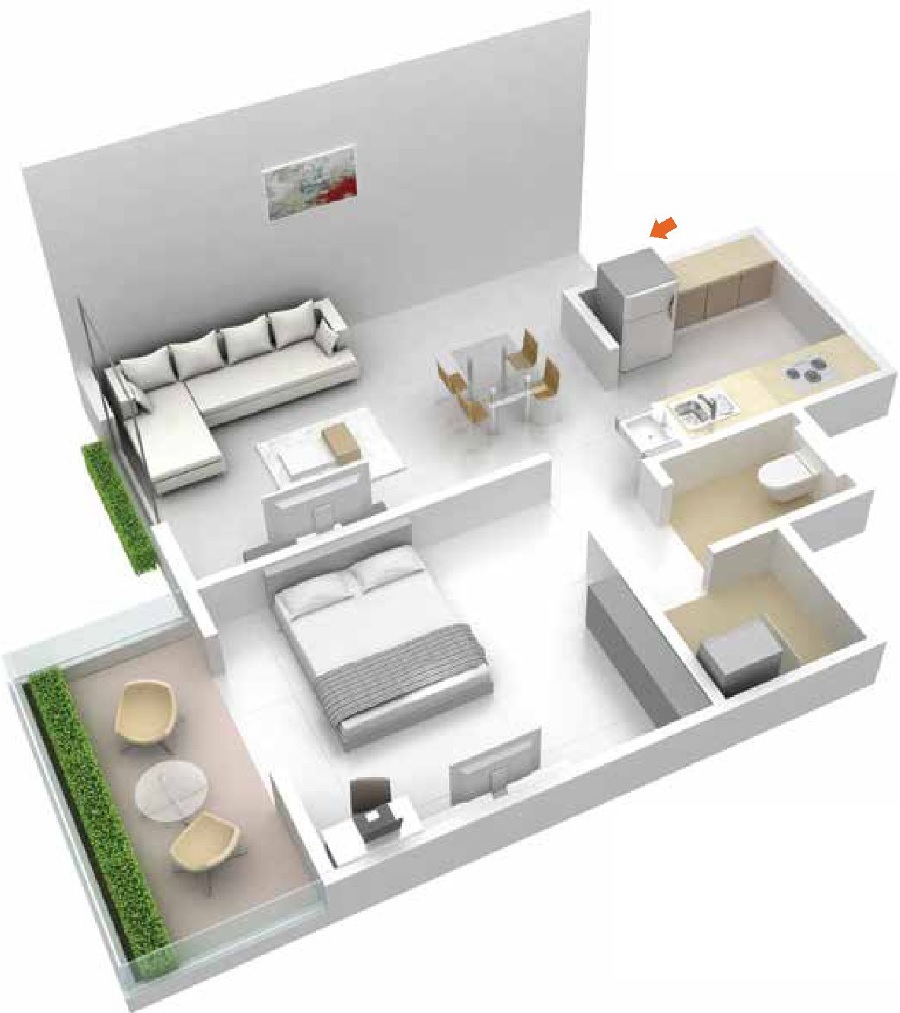 SKYi First Floor Plans - Bhukum, Pune