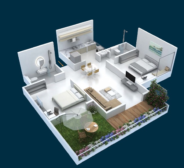 SKYi First Floor Plans - Bhukum, Pune