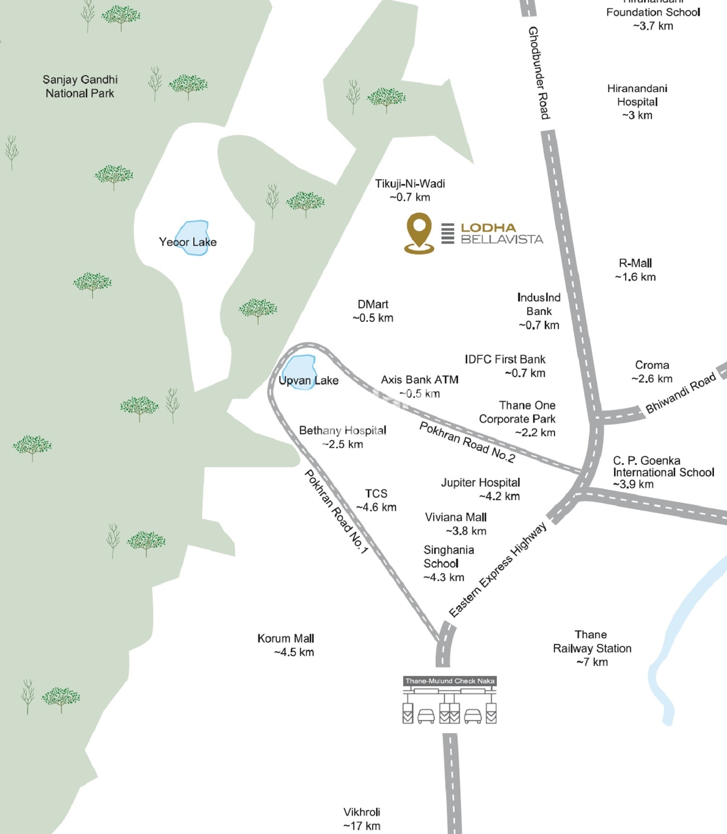 Lodha Bellavista in Manpada, Thane @ 1.69 Cr - Floor Plans, Location ...