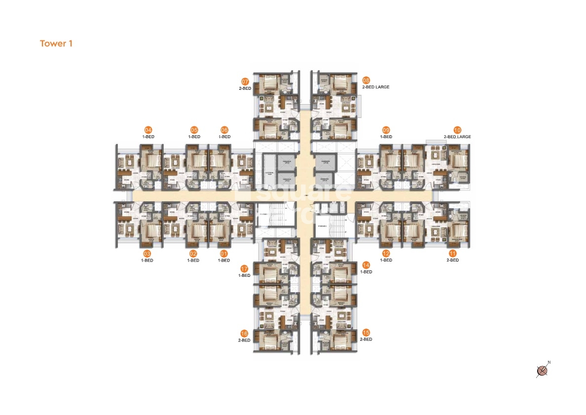 Lodha Crown Quality Homes Majiwada Thane | Price List, Floor Plan ...