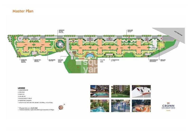 Lodha Majiwada Tower 1 in Majiwada, Thane @ 80.16 Lac - Floor Plans ...
