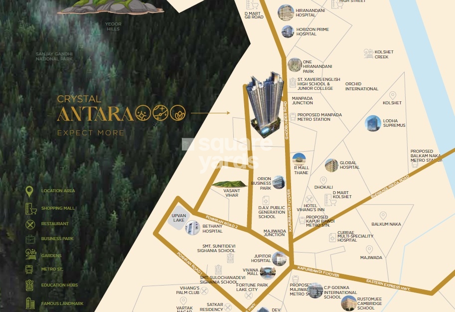 Luxora Crystal Antara in Manpada, Thane @ 1.40 Cr - Floor Plans ...