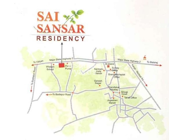Om Sai Sansar Residency in Murbad, Thane @ 14.40 Lac - Floor Plans, Location Map & Reviews