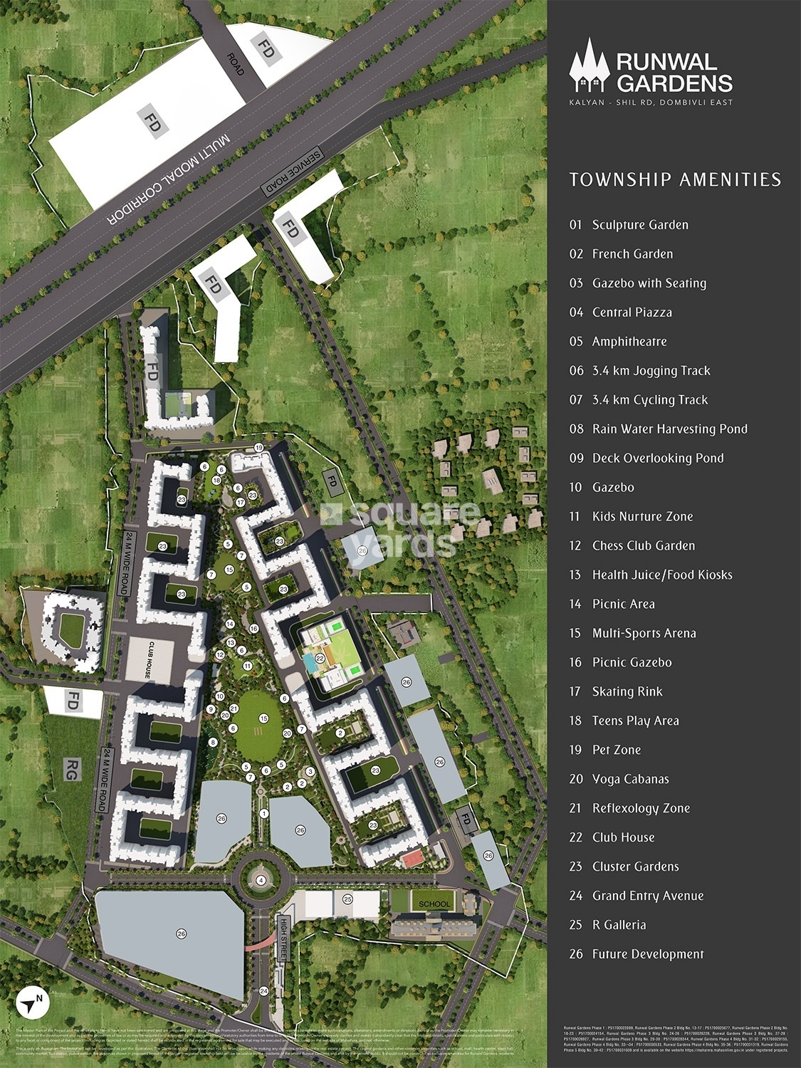 Runwal Gardens in Dombivli East, Thane @ 46.00 Lac - Floor Plans ...