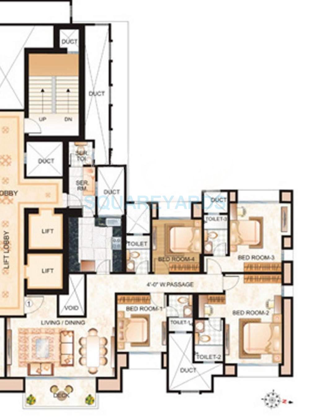 Resale 4 Bedroom 1800 Sq.Ft. Apartment in Hiranandani Estate Rodas ...