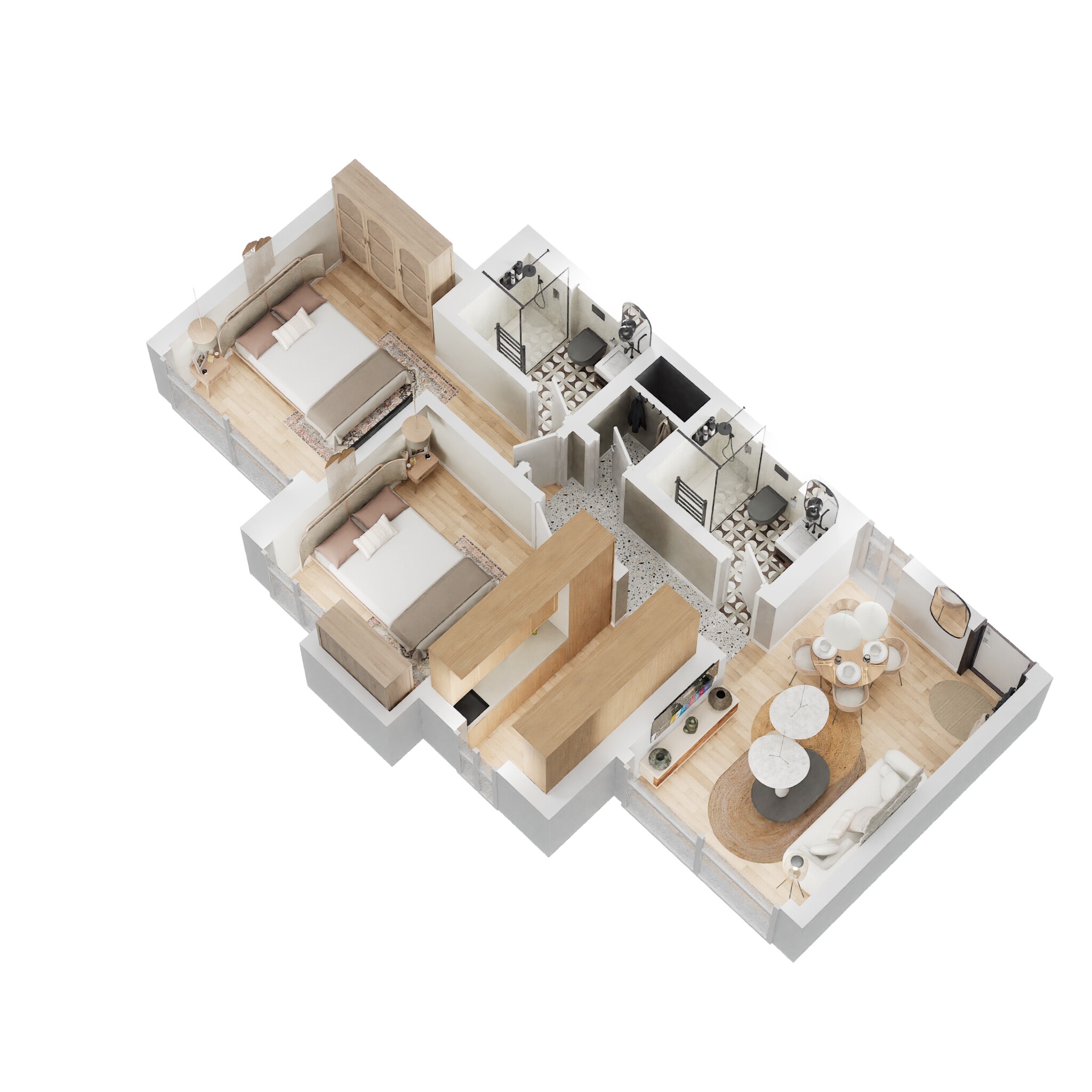 Kalpataru Immensa B Floor Plans - Kolshet Road, Thane