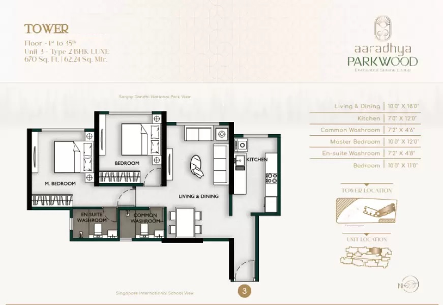MICL Aaradhya Parkwood Floor Plans - Mira Road, Thane