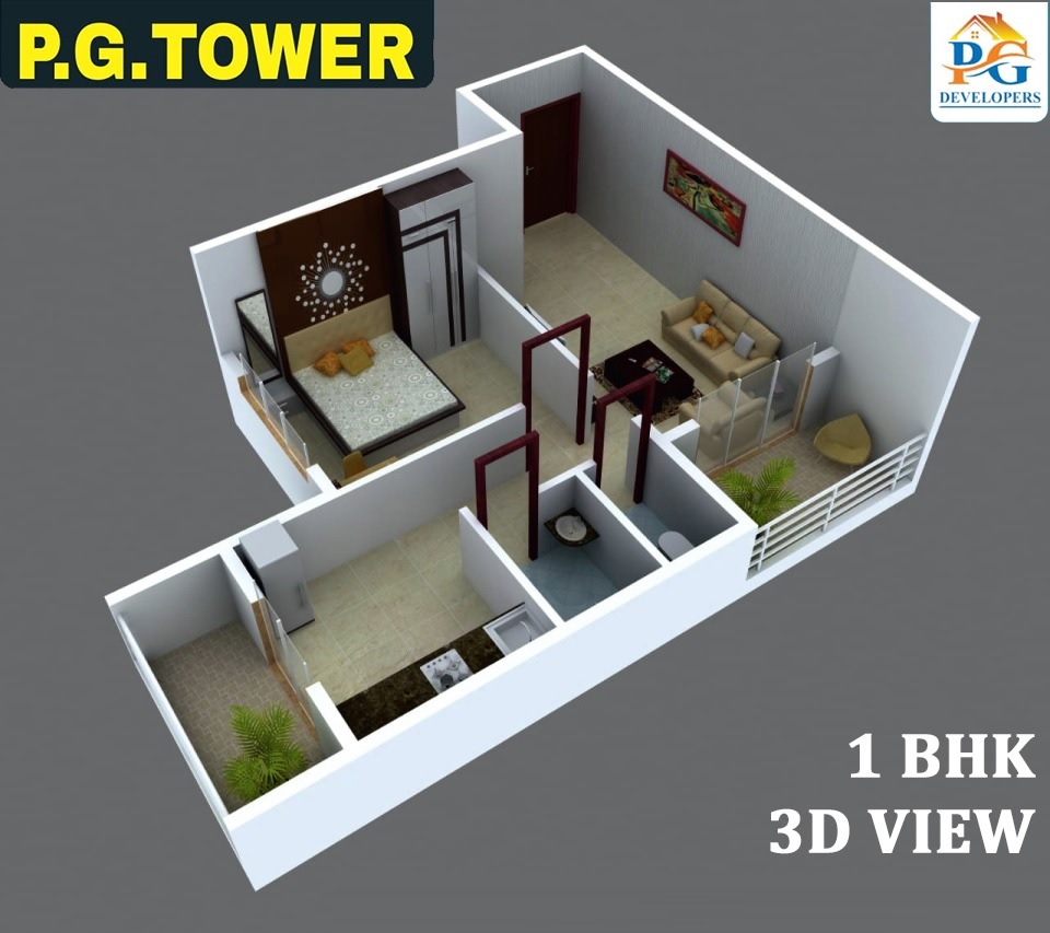 PG Tower Floor Plans - Badlapur West, Thane