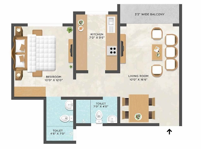 Raunak Imperial Floor Plans - Ghodbunder Road, Thane