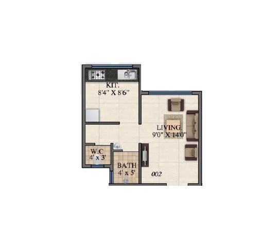 Sameer Vrindavan Niketan Floor Plans - Belawali, Thane